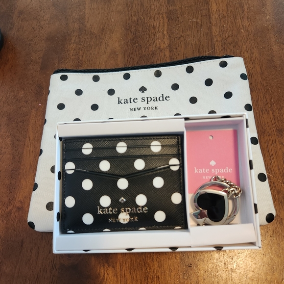 kate spade | Bags | Nwt Kate Spade 2piece Card Case And Key Fob Gift ...
